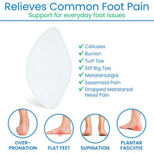Foot Pads - Felt Arch Supports for Shoes — Vive Health