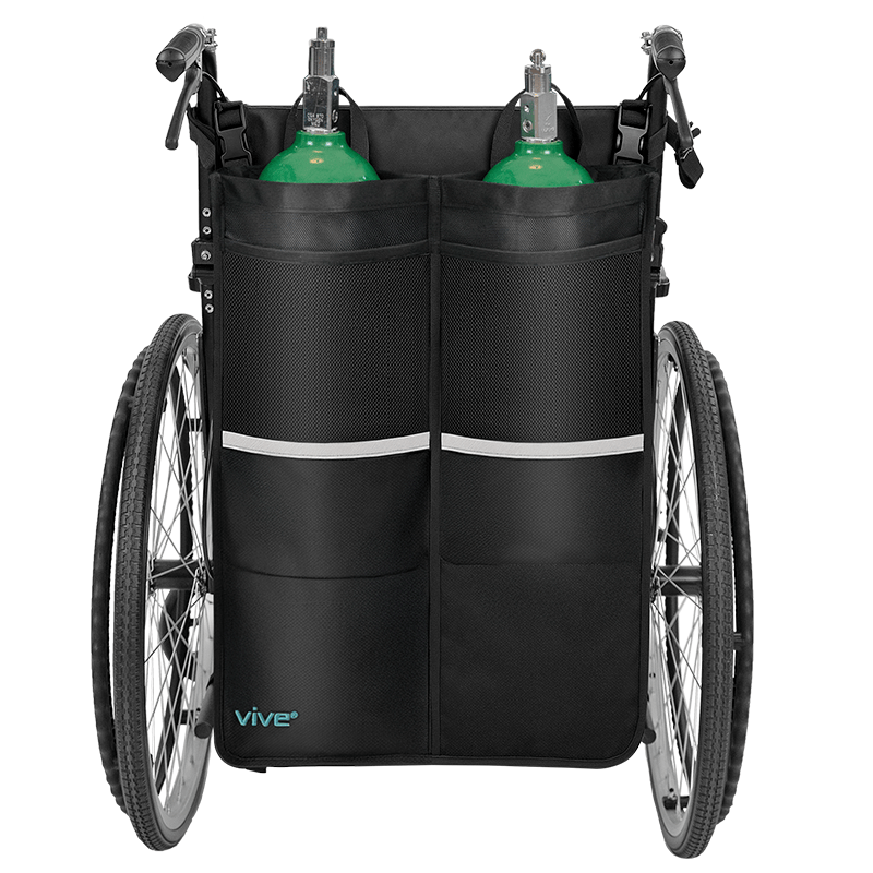 Dual Oxygen Tank Holder Bag - D M E Cylinders — Vive Health