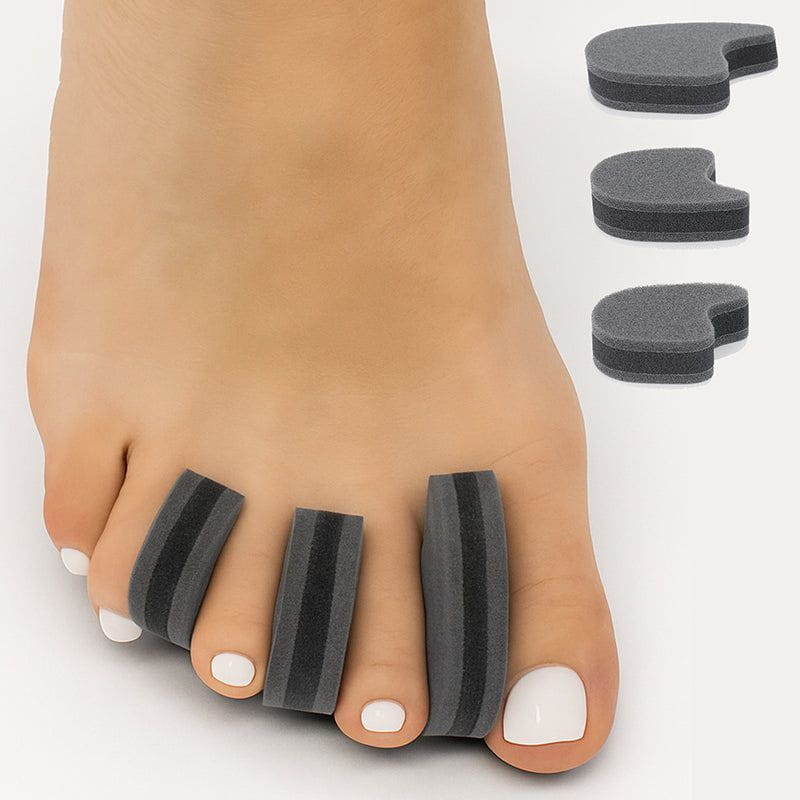 3-Layer Toe Separators - Soft Cushioning Foam — Vive Health