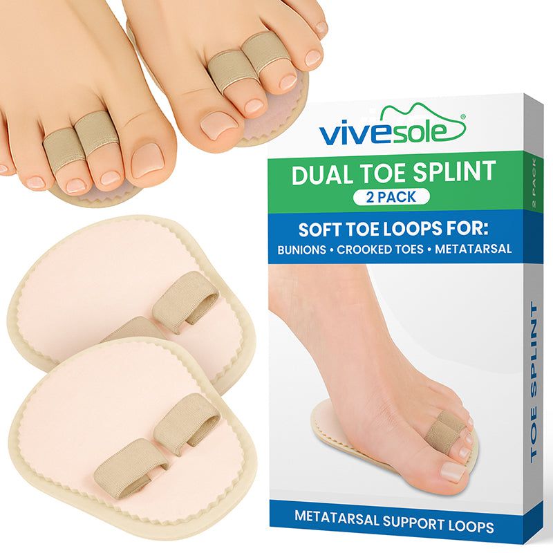 Double Toe Splint - Hammertoe Straightener Pad — Vive Health