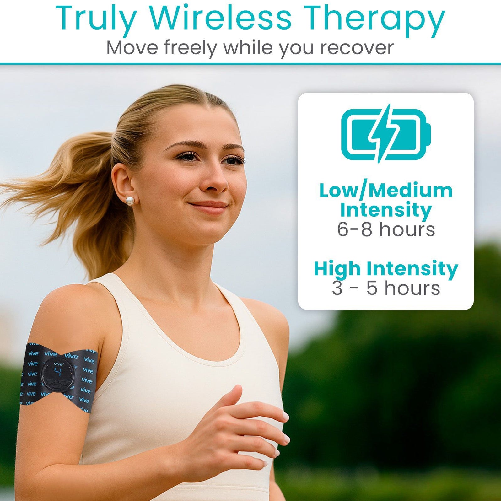 6-Mode Wireless TENS Unit - Muscle Stimulation — Vive Health