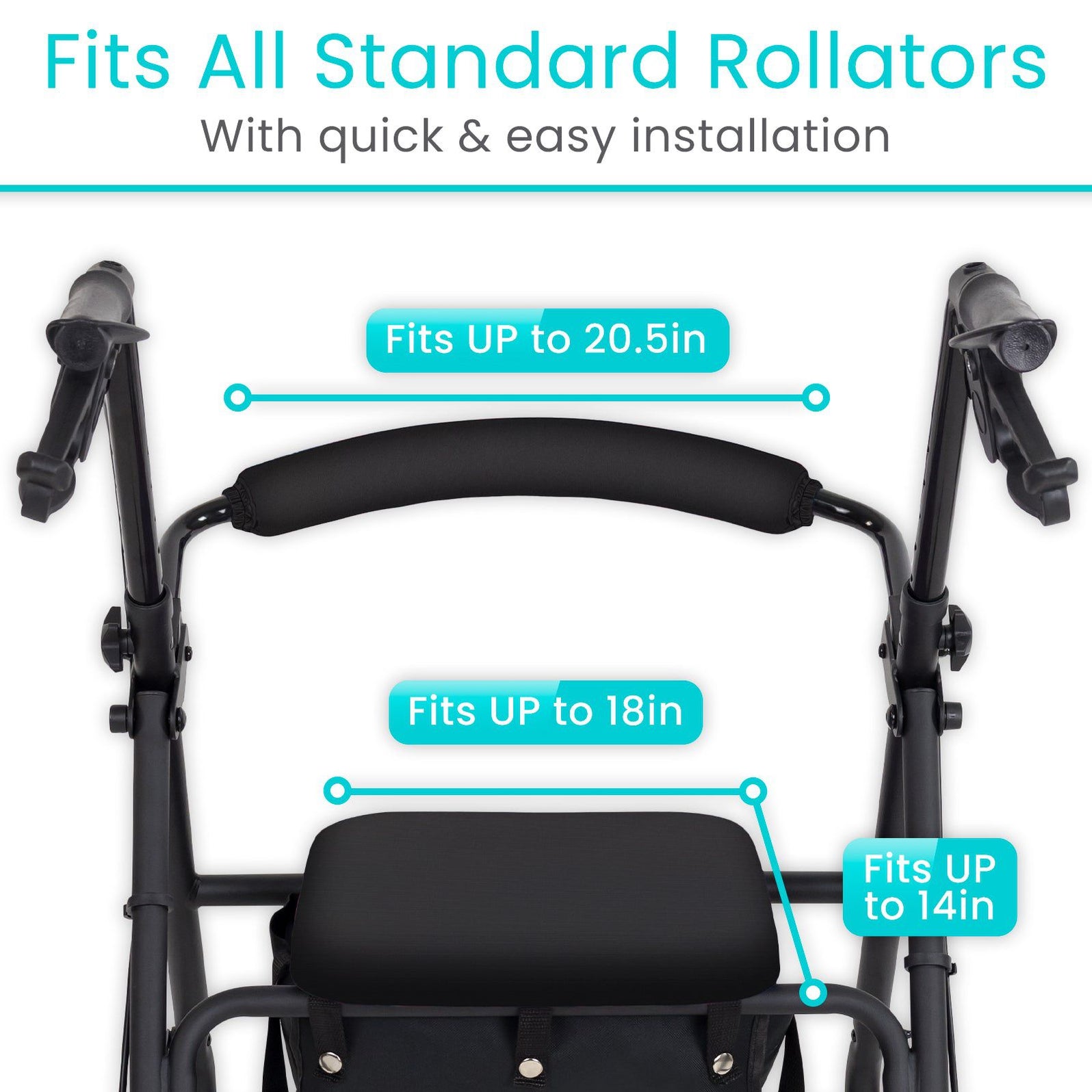 Rollator Seat and Backrest Cover — Vive Health