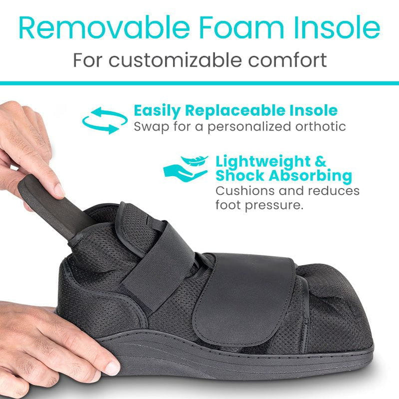 Closed Toe Post OP Shoe - Foot Brace Support — Vive Health