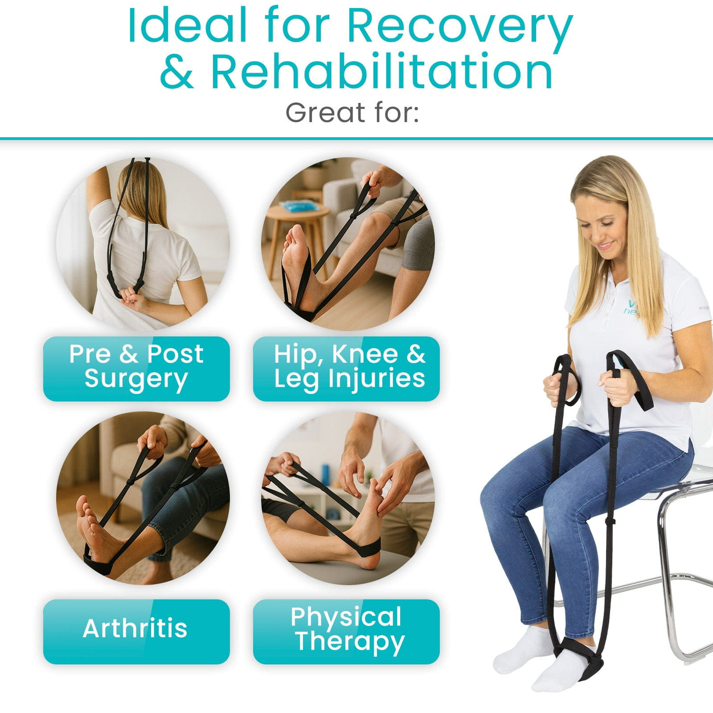PROFLEX Strap - Stretching & Leg Lift Device — Vive Health