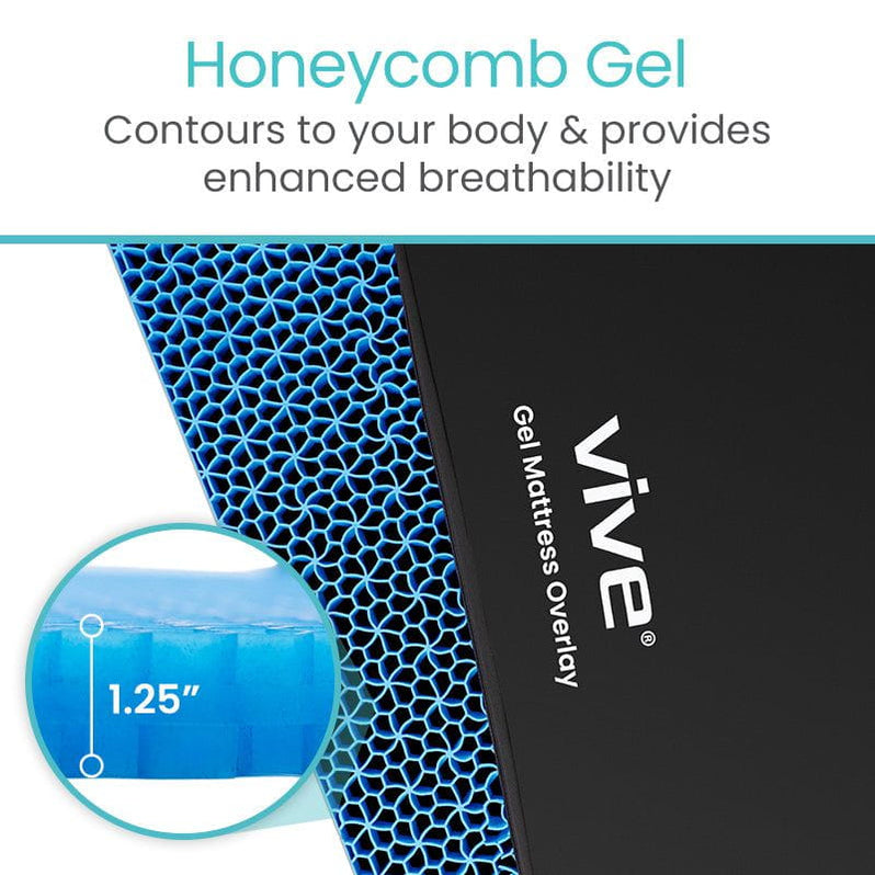 Cooling Gel Mattress Overlay — Vive Health