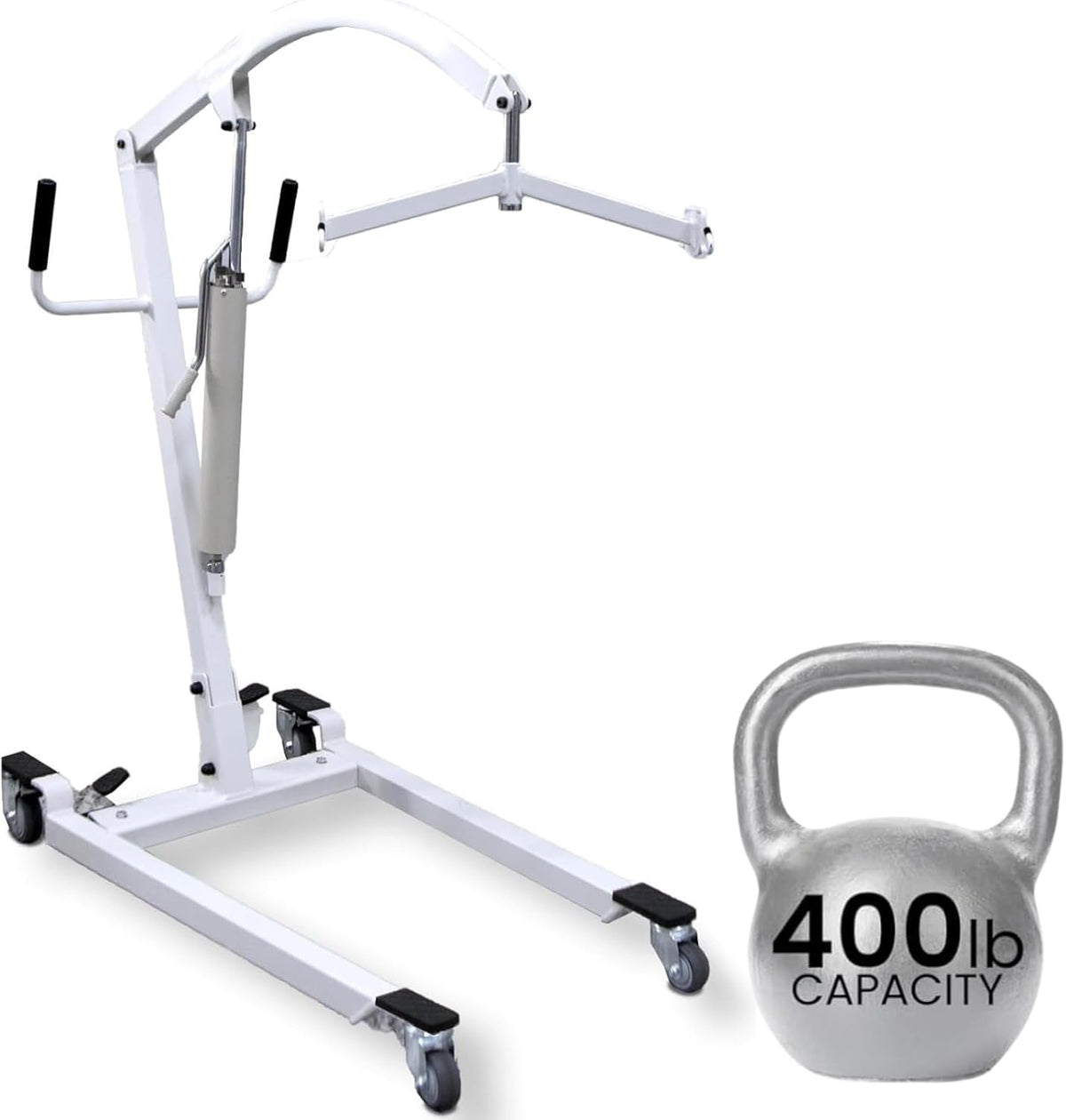 Hydraulic Patient Lift for Home Use - 400 lbs | Vive — Vive Health