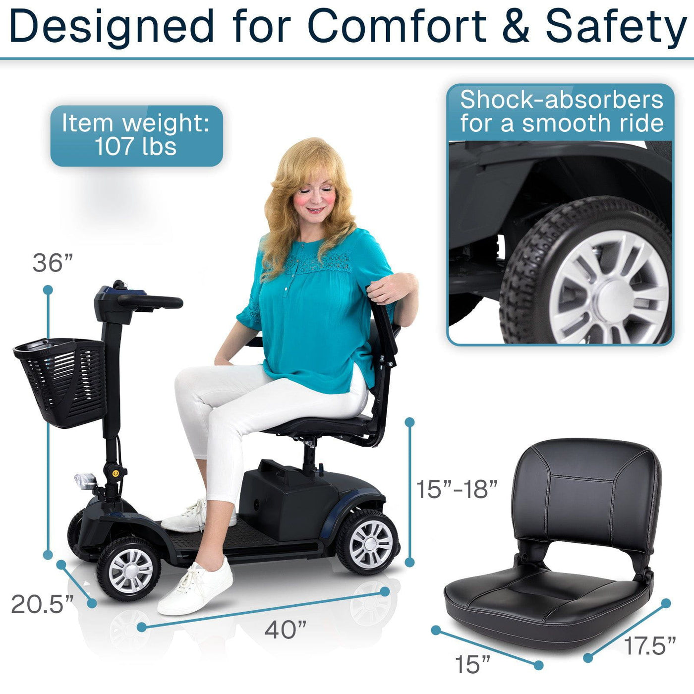 Neptune Mobility Scooter For Seniors — Vive Health