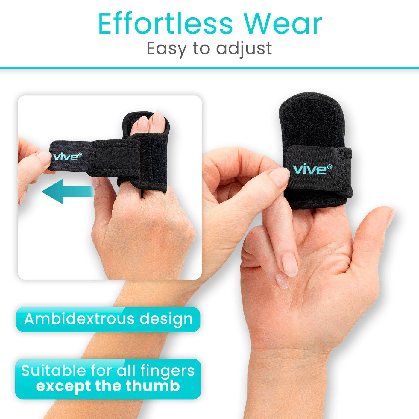 Dual Finger Splint - Support for Finger Injuries & Healing — Vive Health