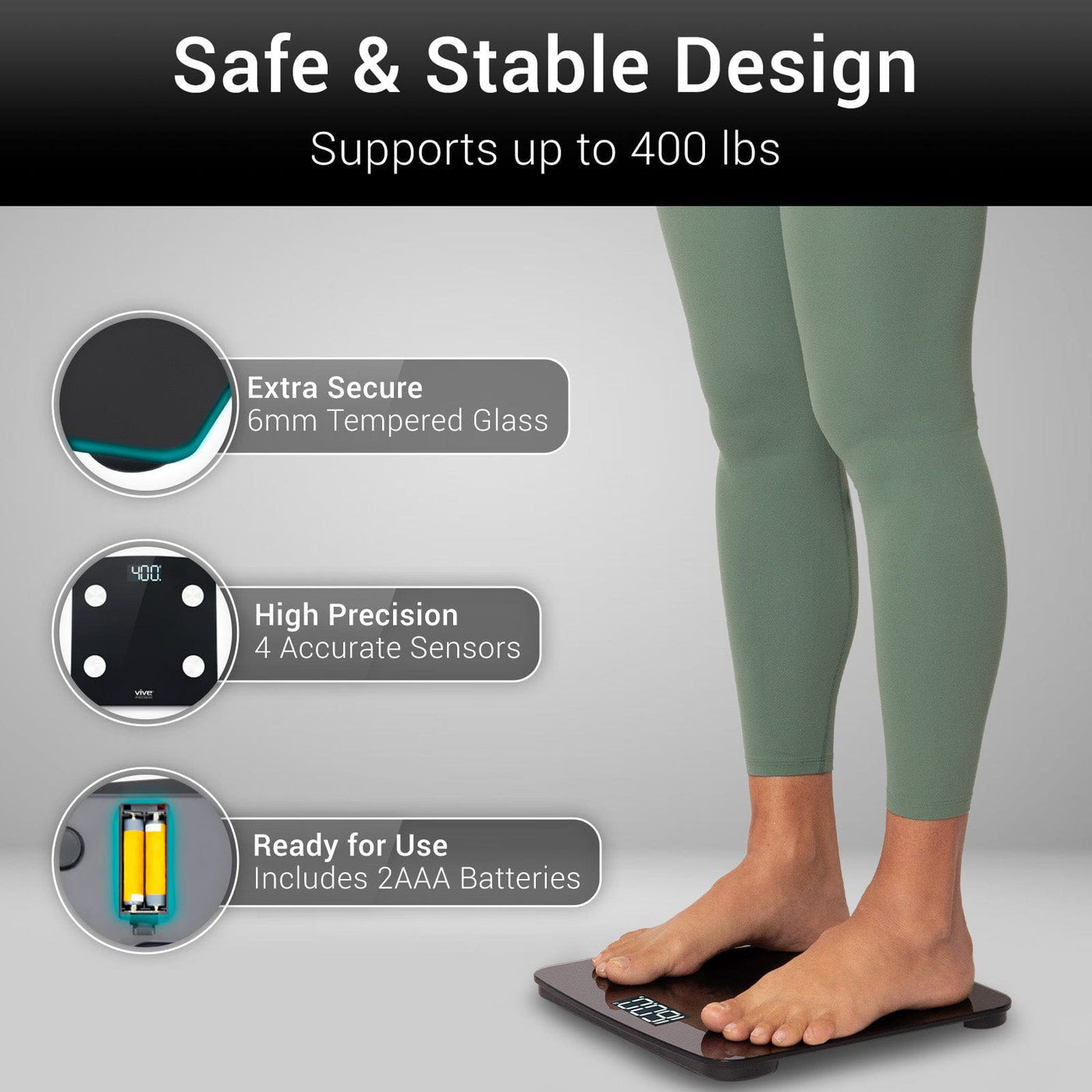 Smart Body Fat Scale - Digital Weight Device — Vive Health