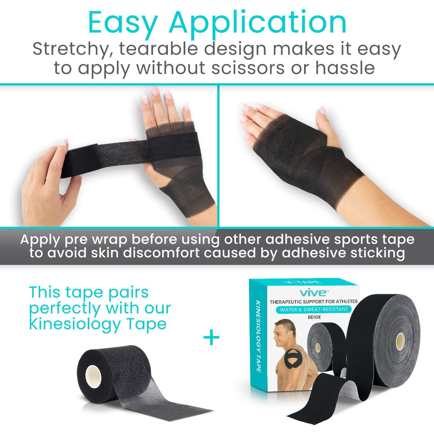 Pre-Wrap Tape - Breathable Support — Vive Health