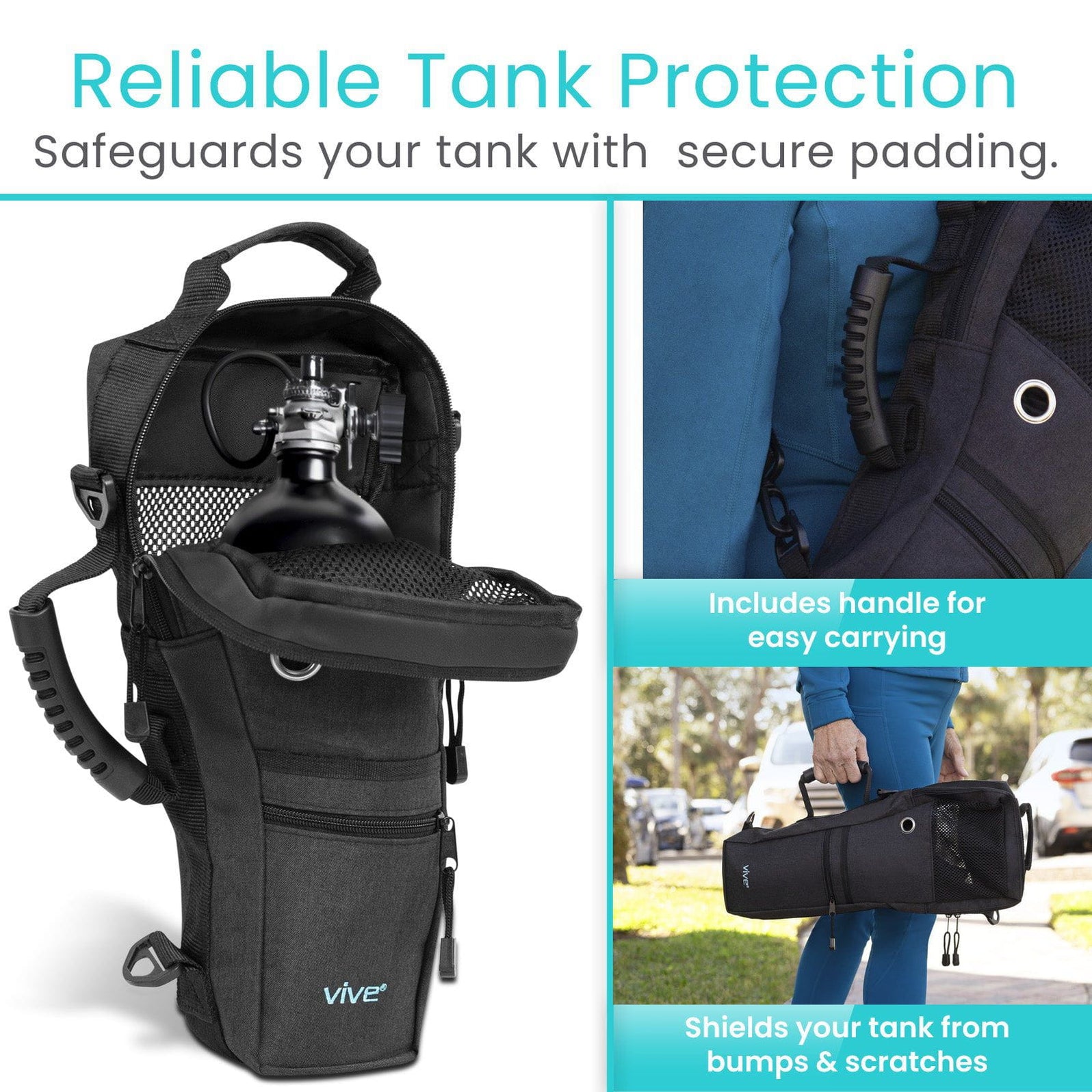Oxygen Tank Shoulder Bag - Carry Bag — Vive Health