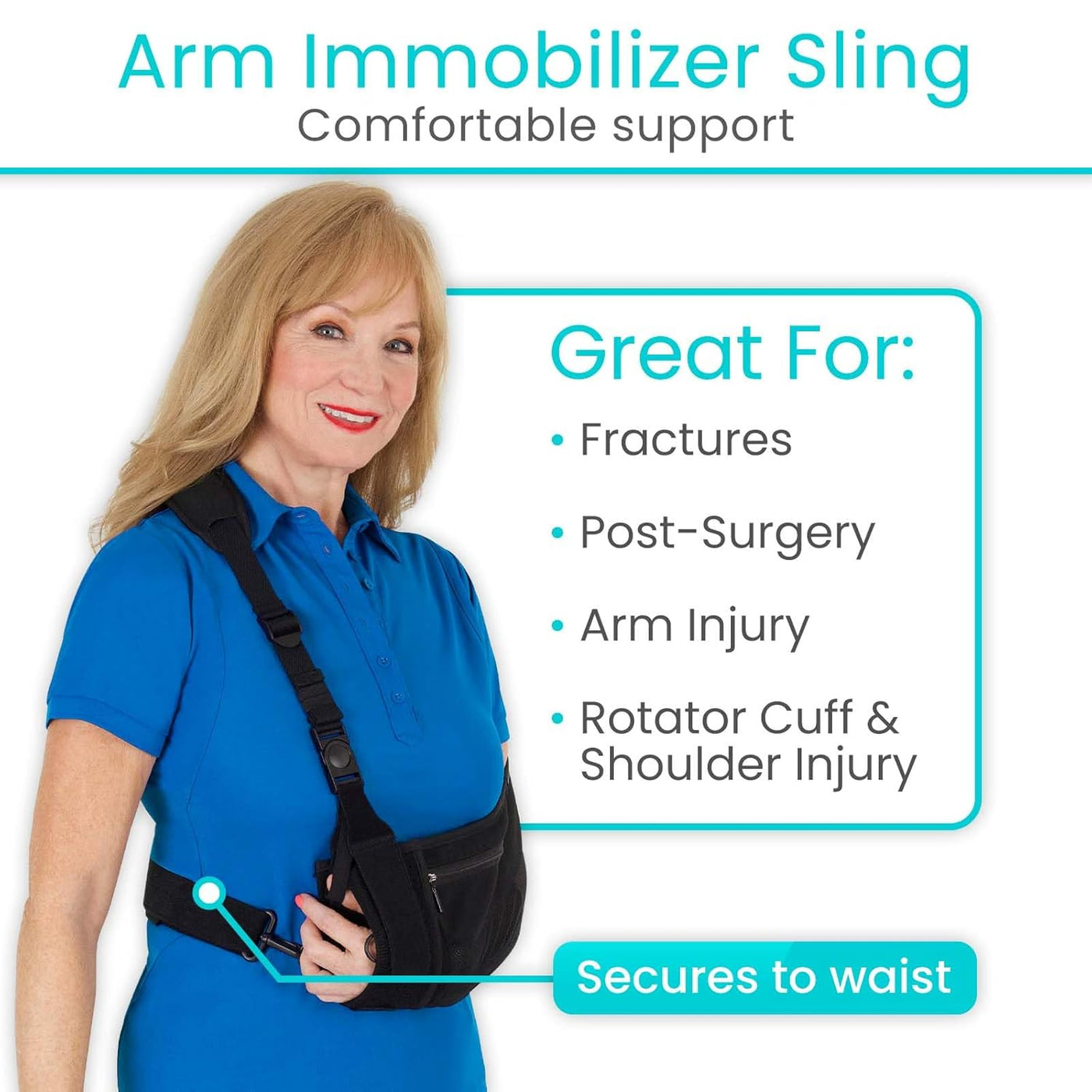 Advanced Arm Sling - Stabilizing Hip Strap — Vive Health