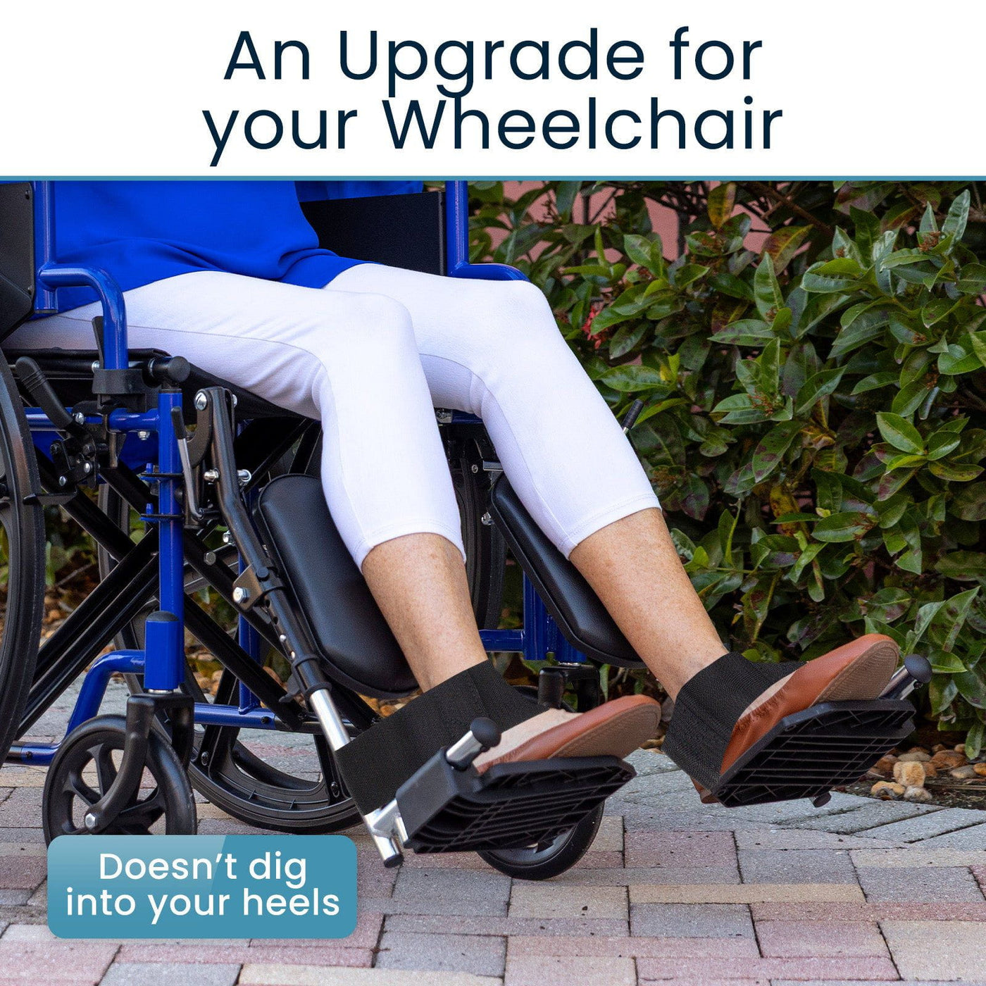 Wheelchair Heel Loops - Footrest Straps — Vive Health