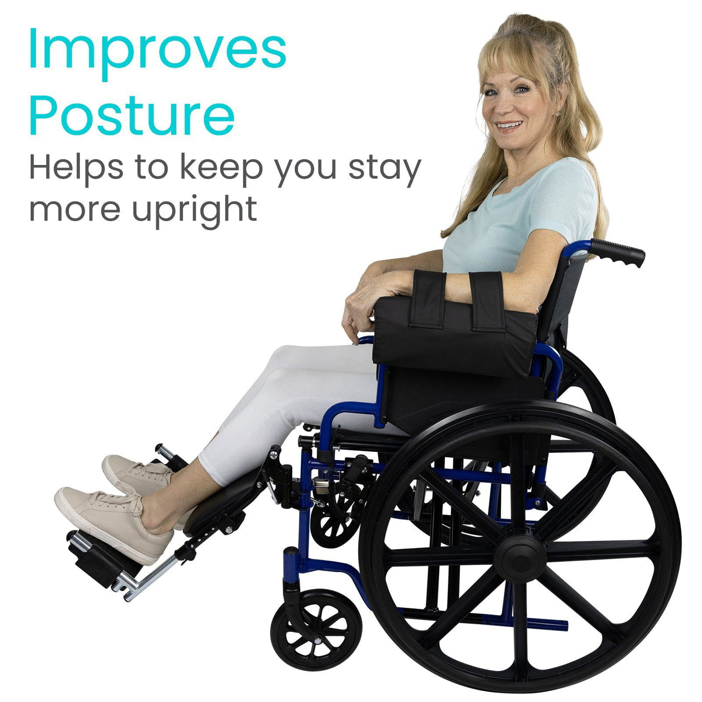 Lateral Wheelchair Armrest - Enhanced Padding — Vive Health