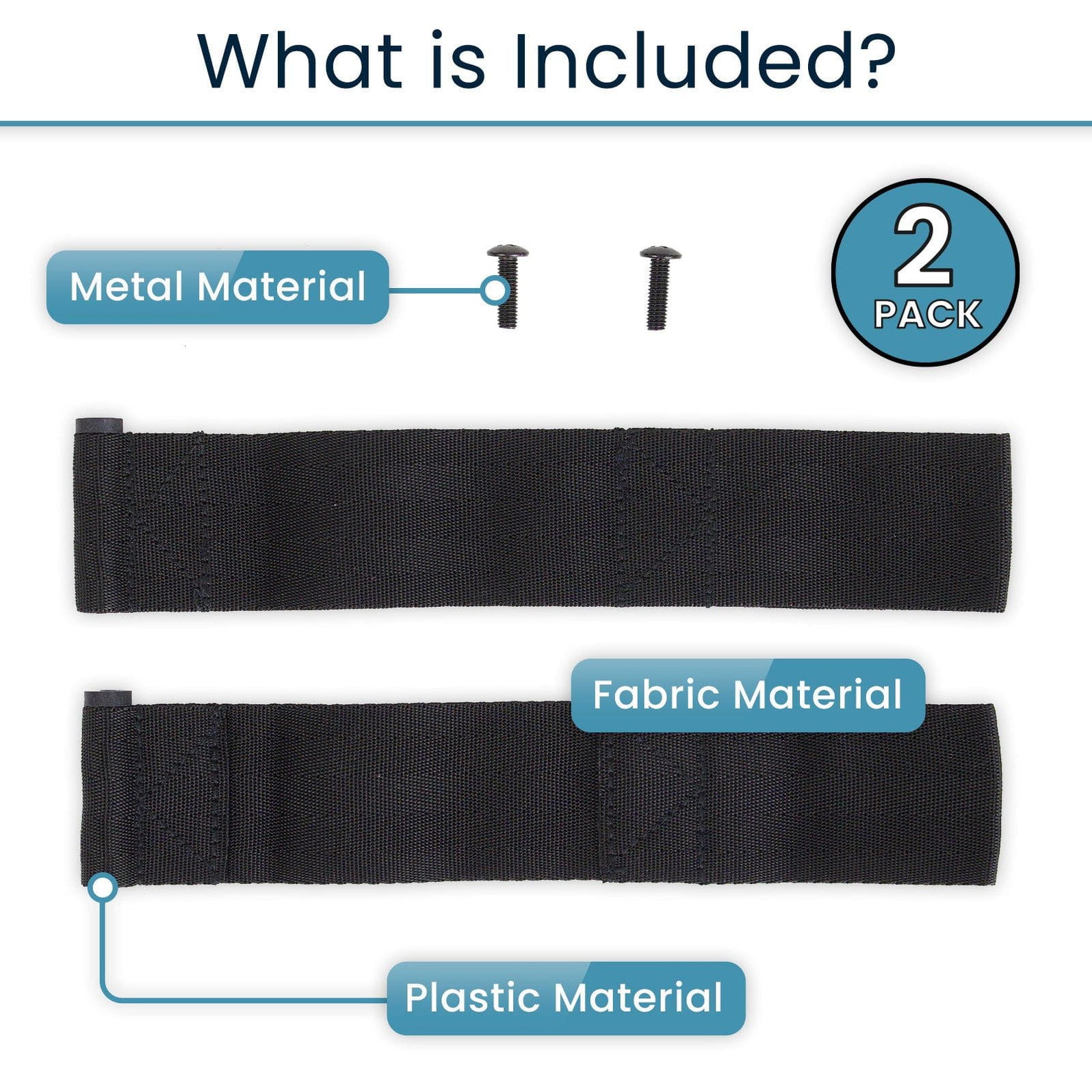 Wheelchair Heel Loops - Footrest Straps — Vive Health