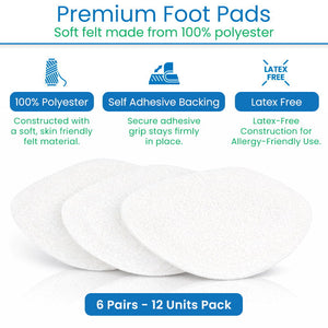 Foot Pads - Felt Arch Supports for Shoes — Vive Health