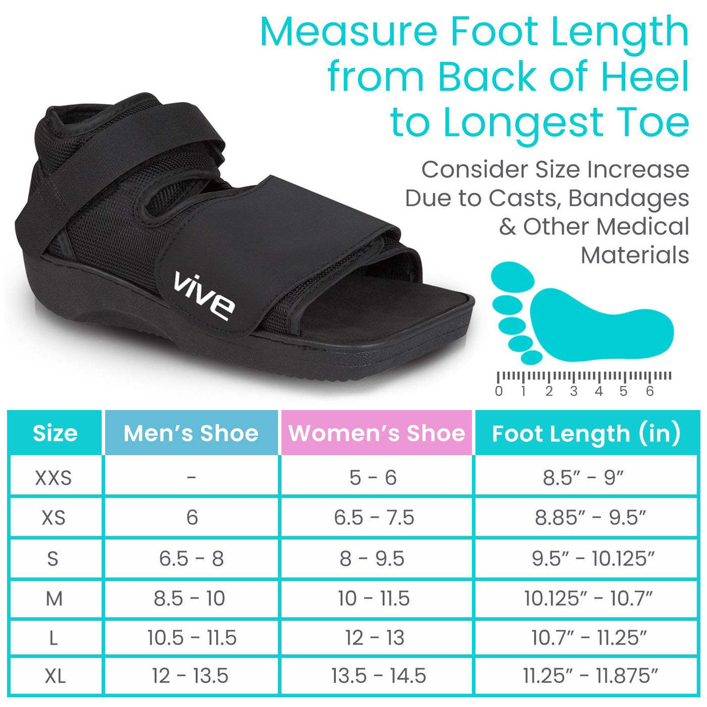 Post Op Shoe - Boot for Broken Toe or Foot Surgery — Vive Health