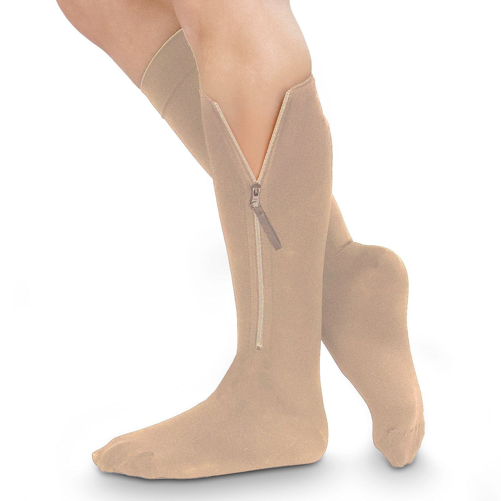 Zippered Compression Stockings - Easy To Put On — Vive Health