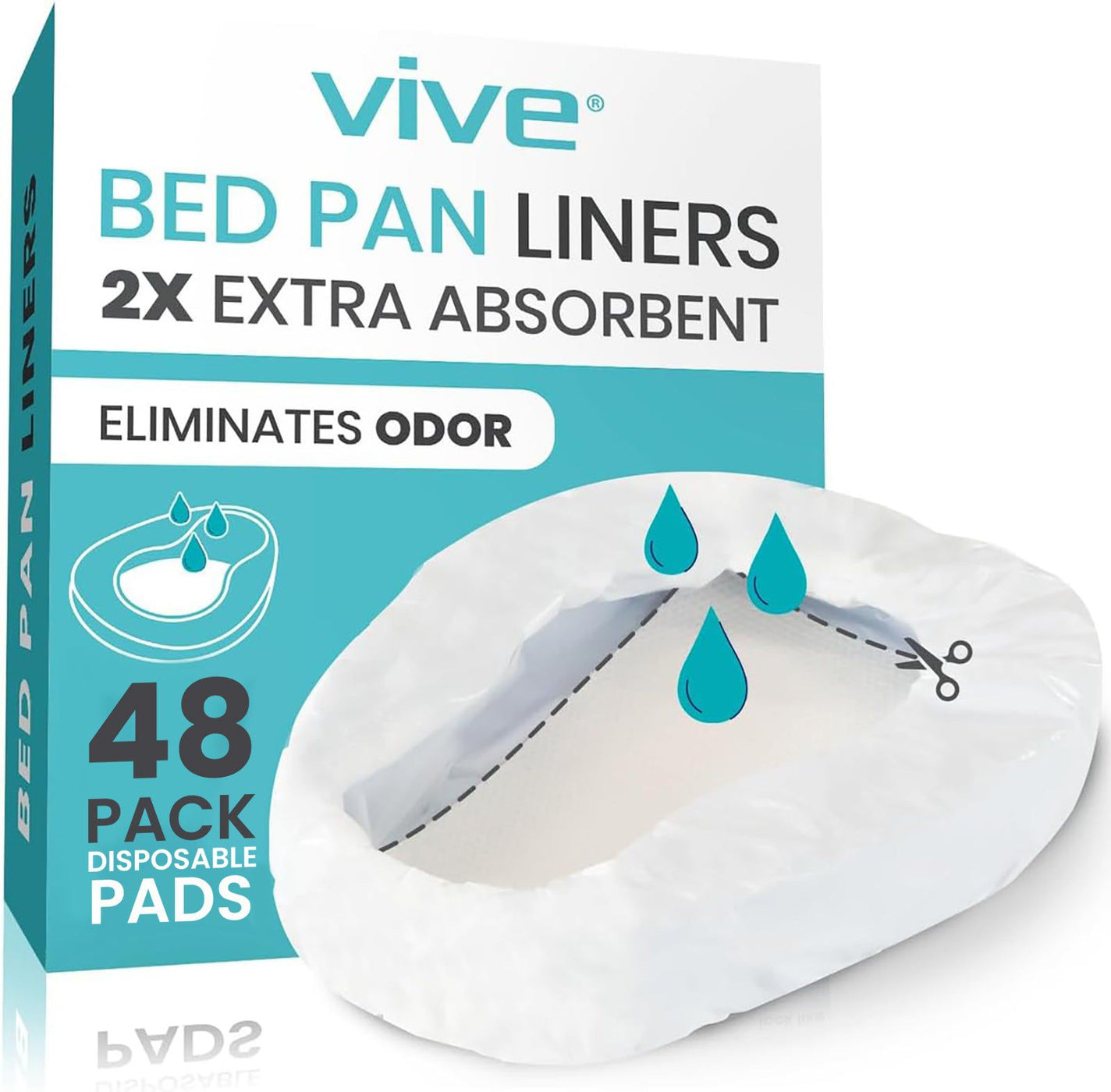 Bed Pan Liners - Disposable 24 pack — Vive Health
