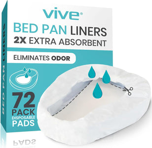 Bed Pan Liners - Disposable 24 pack — Vive Health