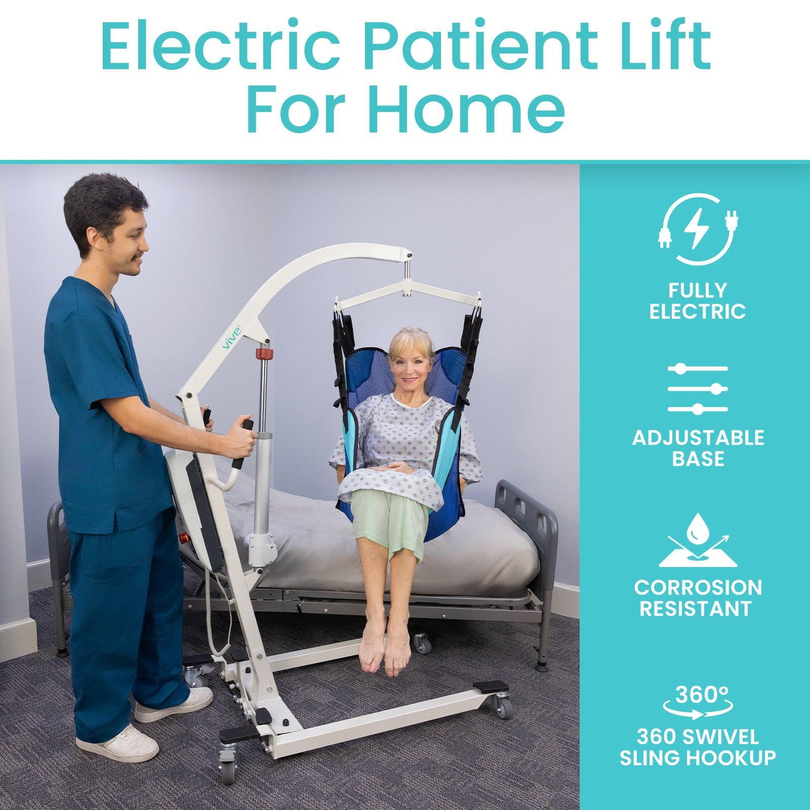 Electric Patient Lift for Secure Transfers — Vive Health