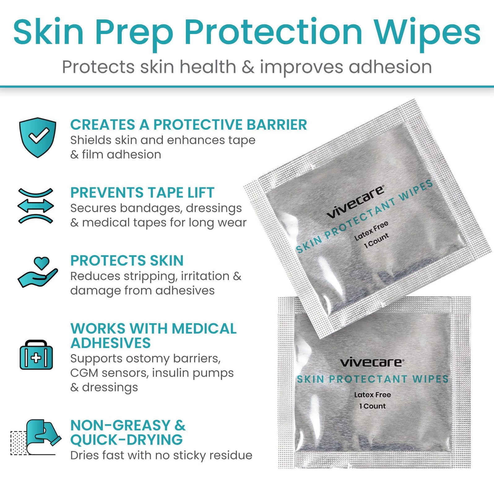 Skin Protectant Wipes - Protective Barrier Wipes — Vive Health