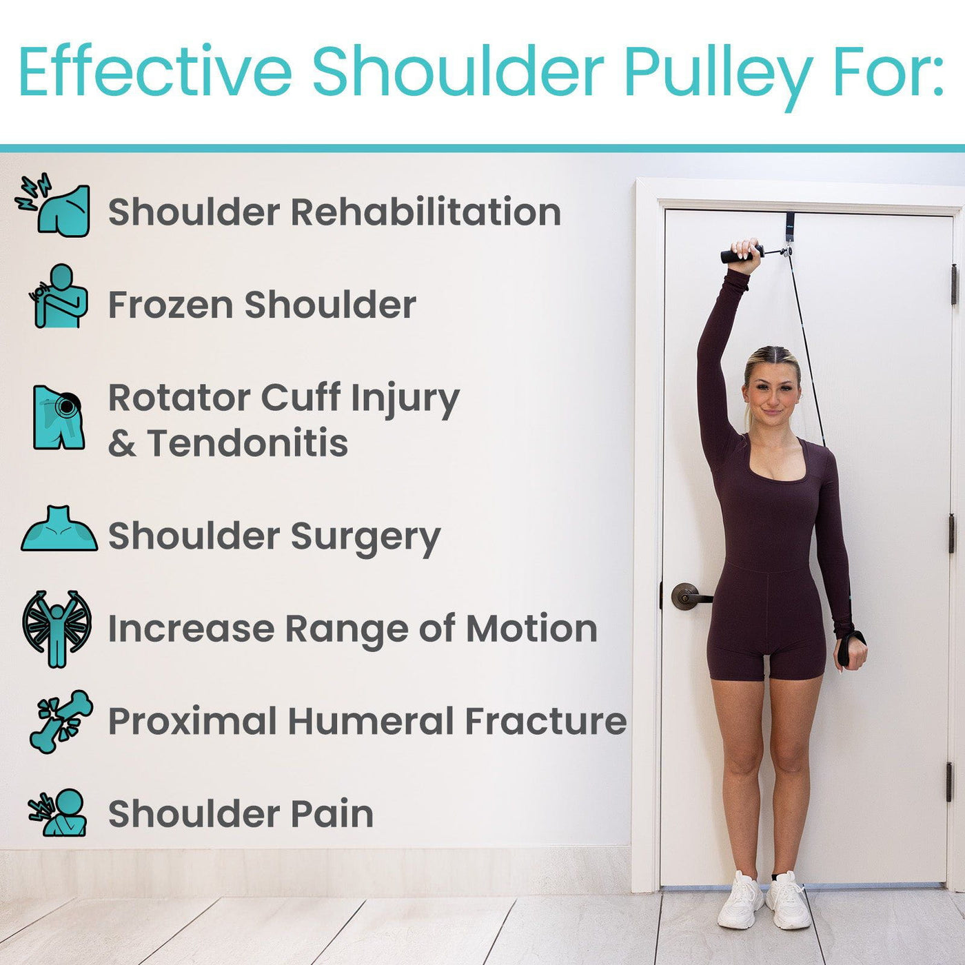 Ergonomic Shoulder Pulley - Physical Rehabilitation Tool — Vive Health
