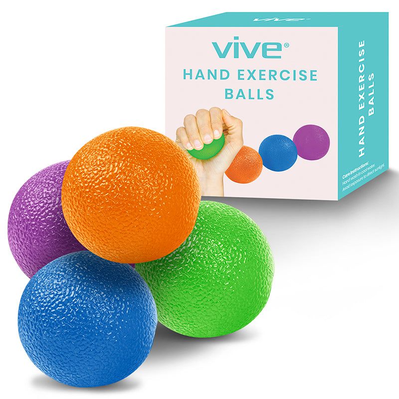 Hand Exercise Ball - Forearm & Finger Strengthening - Vive Health