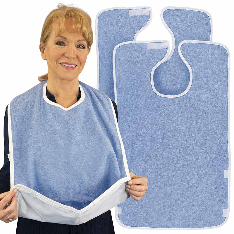 Adult Bibs - Reusable Waterproof Clothing Protectors - Vive Health