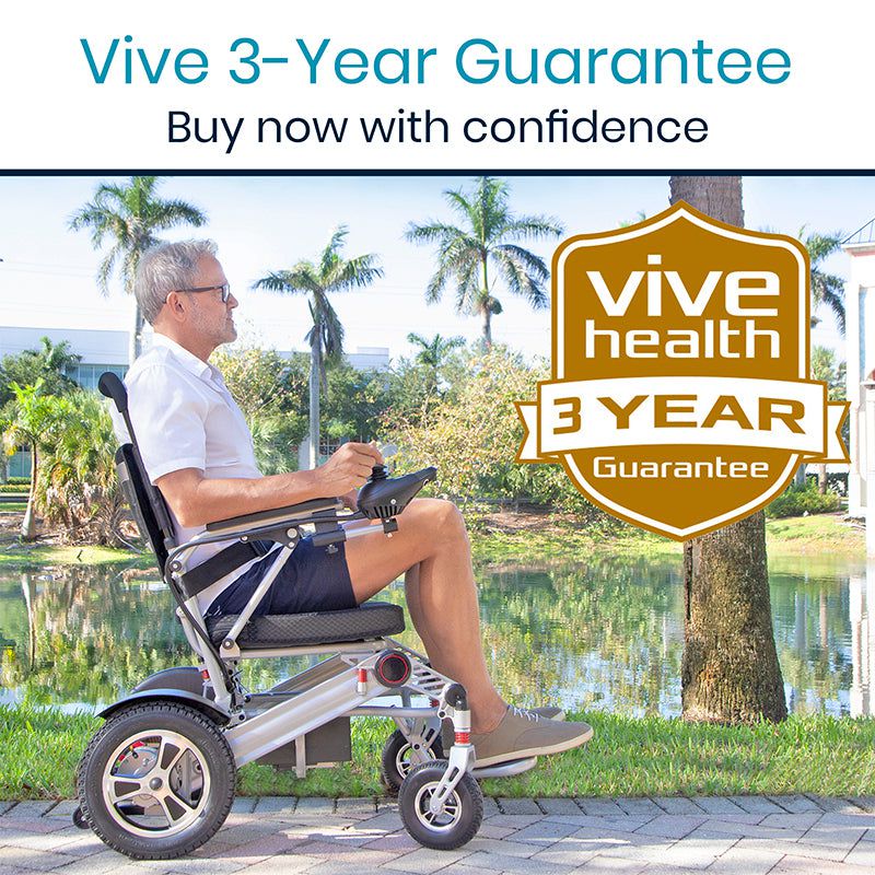 Vive Health Foldable Power Wheelchair • PHARMAQUIPT