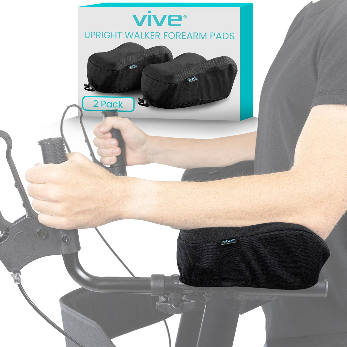 Upright Walker Forearm Pads - Vive Health