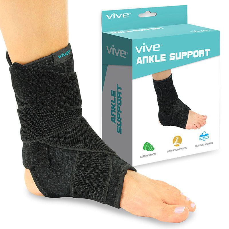 Ankle Brace - Support Wrap for Sprain & Running Pain - Vive Health