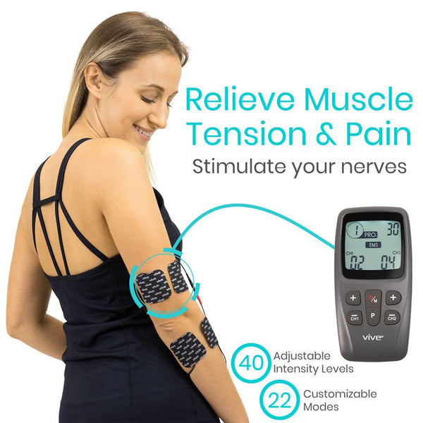 EMS TENS Unit - At-Home Electrotherapy - Vive Health