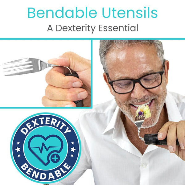 Bendable Adaptive Utensil Set - Vive Health