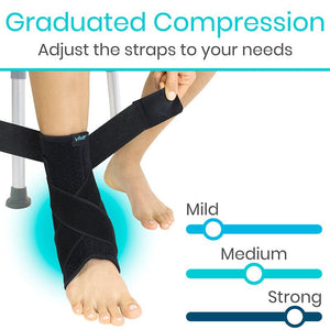 Ankle Brace - Support Wrap for Sprain & Running Pain — Vive Health