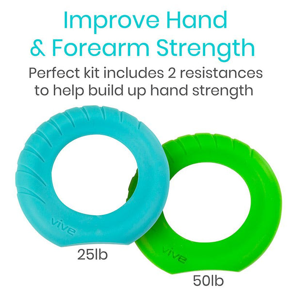 Ergonomic Ring Grips - Arthritis Treatment - Vive Health