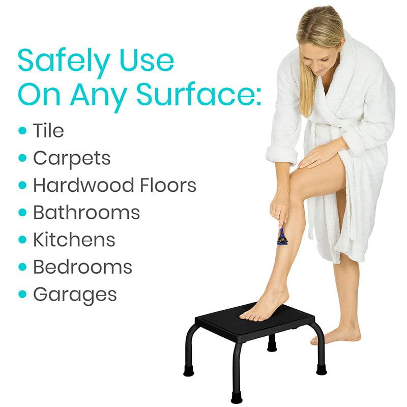 Foot Step Stool - Kitchen, Bathroom or Bedroom Safety - Vive Health