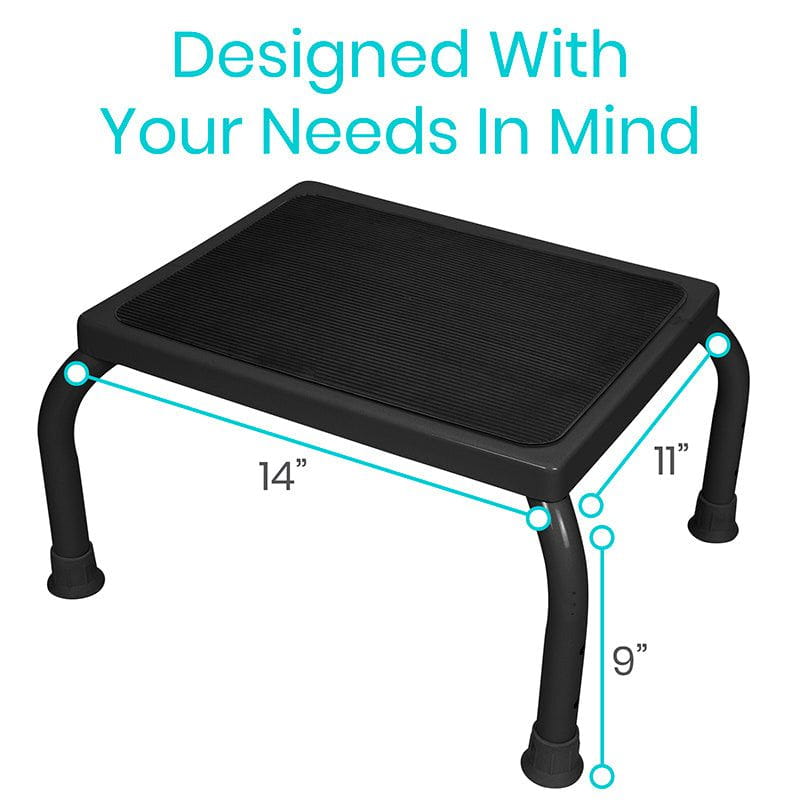 Foot Step Stool - Kitchen, Bathroom or Bedroom Safety - Vive Health