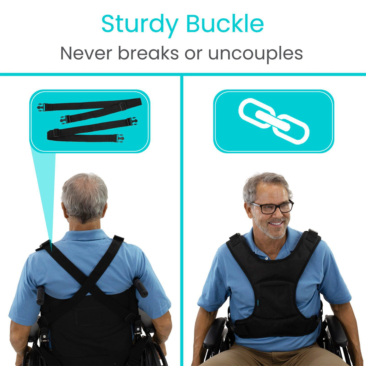 Vest Restraint - Transfer and Mobility Aid — Vive Health