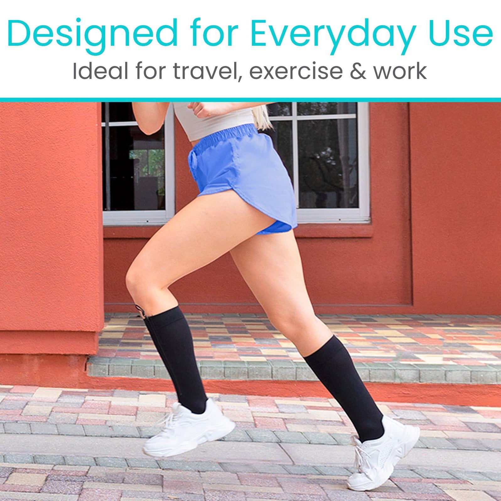 Zippered Compression Stockings - Easy To Put On — Vive Health