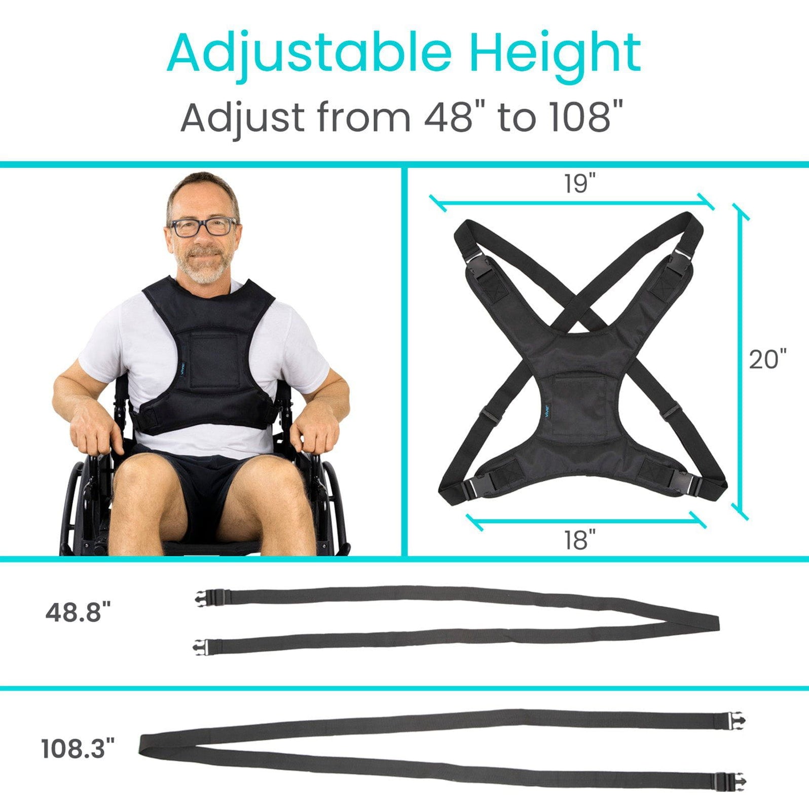 Vest Restraint - Transfer and Mobility Aid — Vive Health