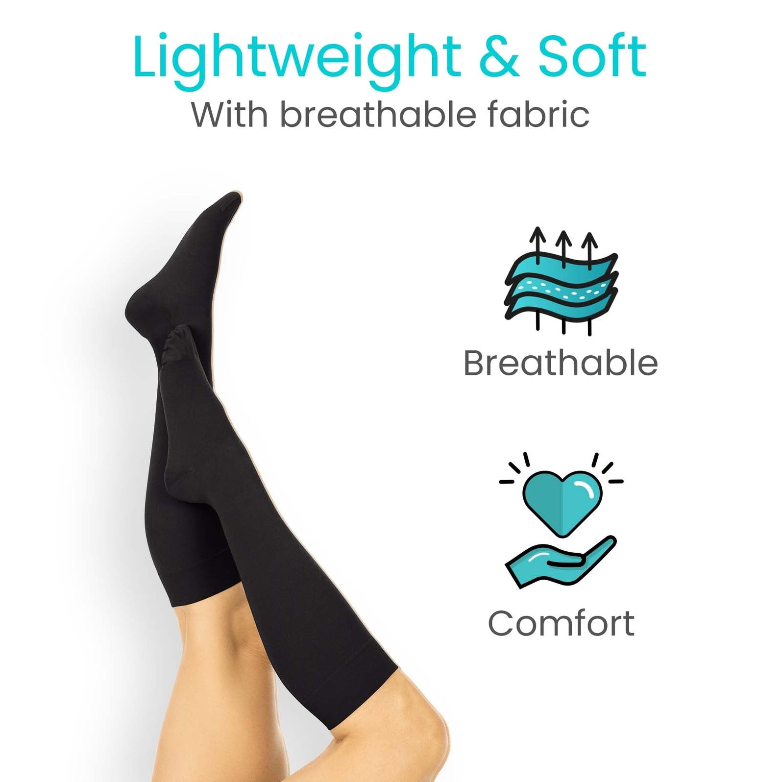 Knee High Graduated Compression Stockings 20-30mmHg — Vive Health