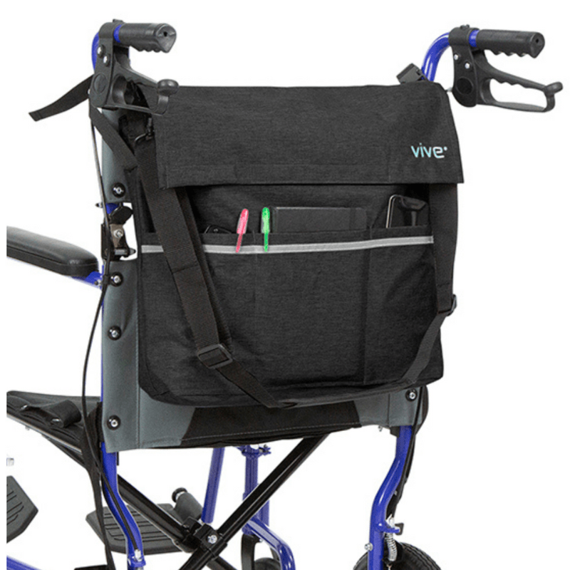 Wheelchair Bags - Storage Tote For Travel - Vive Health