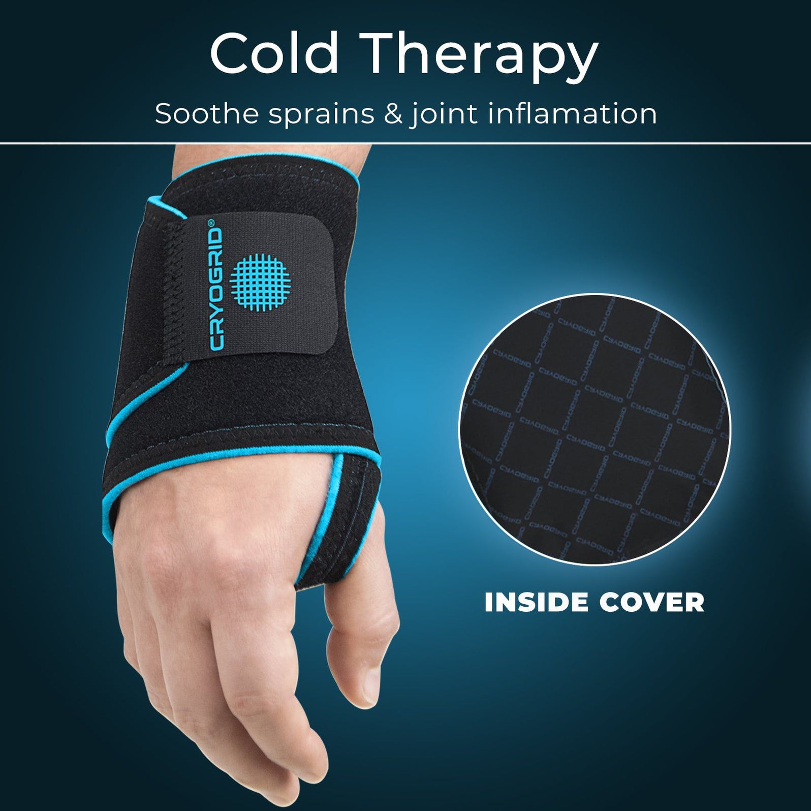 Cryogrid Wrist Ice Wrap - Cold Therapy — Vive Health