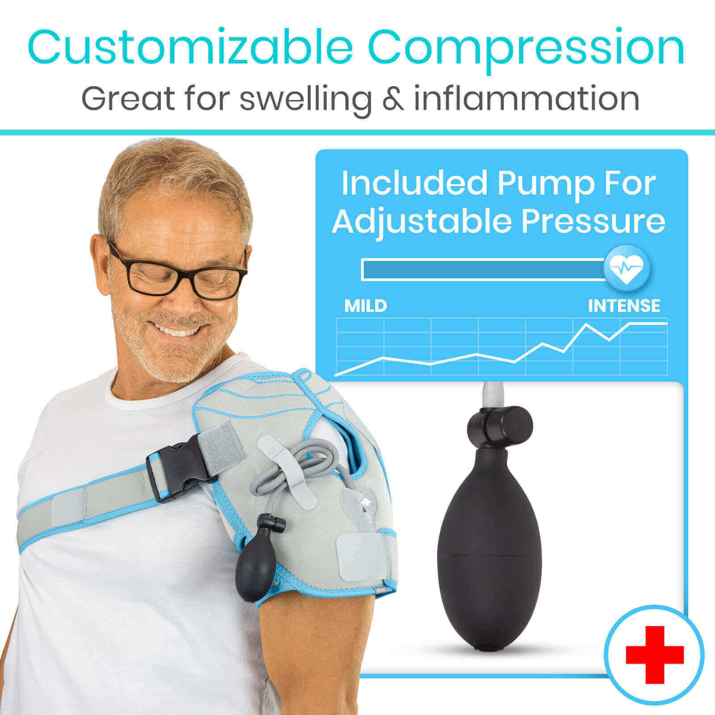 Shoulder Compression Ice Pack - Rotator Cuff Injury — Vive Health