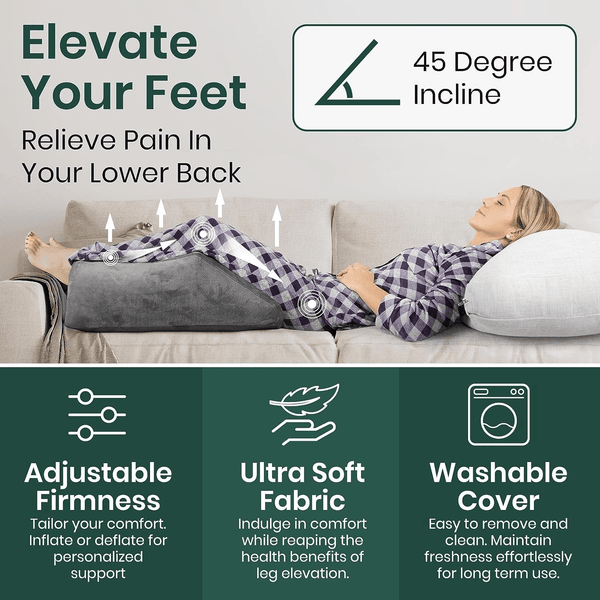 Inflatable Leg Rest Pillow - Vive Health