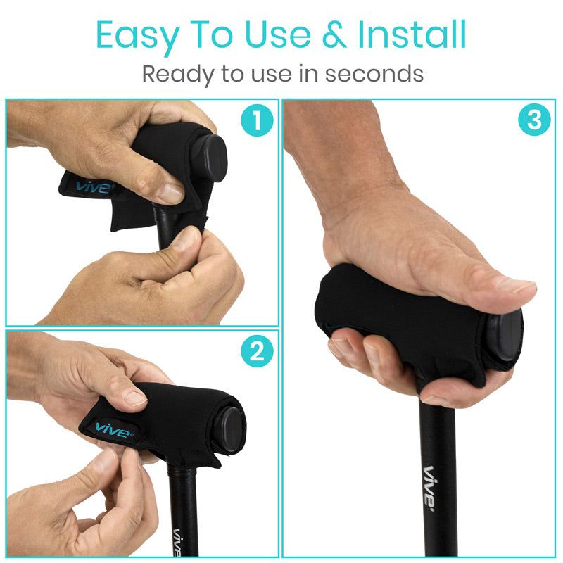 Cane Pad Hand Grip Cover - Vive Health