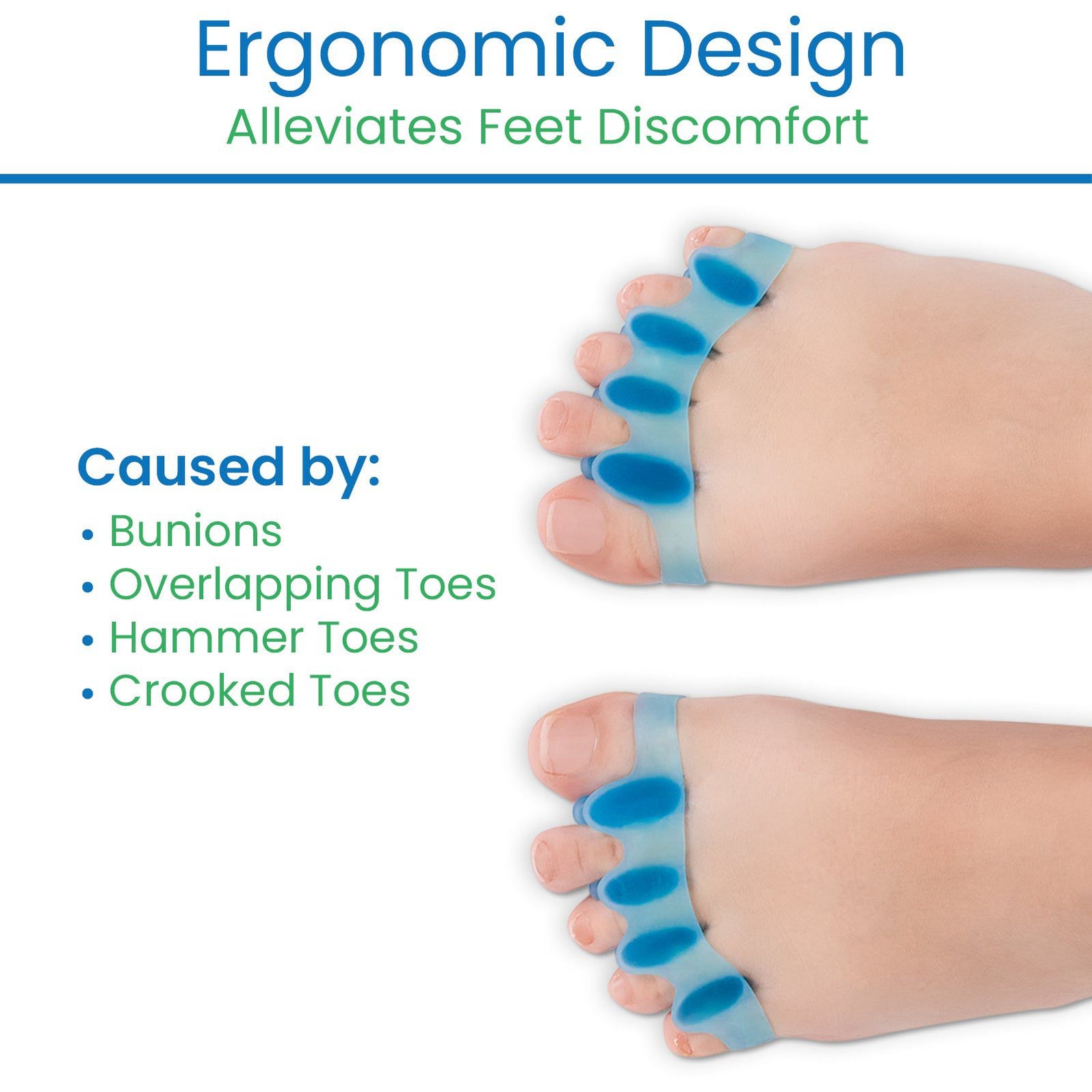 Ergonomic Toe Separators - Toe Stretching — Vive Health