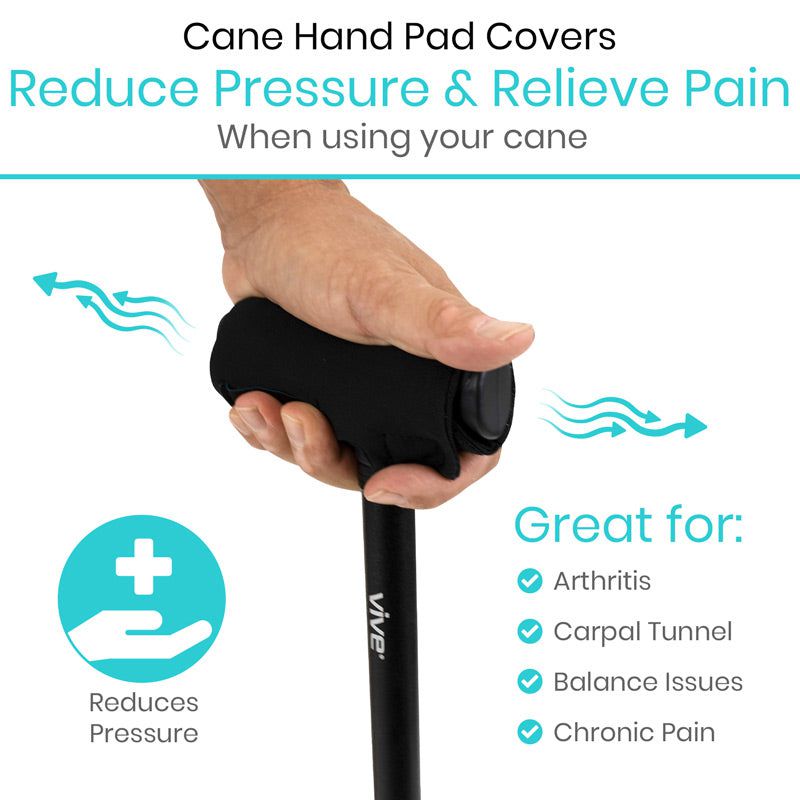 Cane Pad Hand Grip Cover - Vive Health