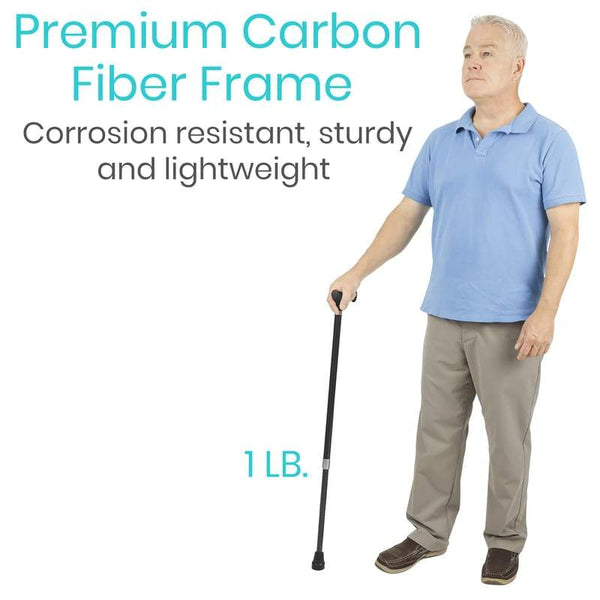 Carbon Fiber Cane - Durable & Lightweight - Vive Health